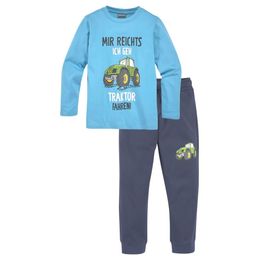 Kidsworld Shirt & Hose in t&uuml;rkis marine | Gr.: 140/146