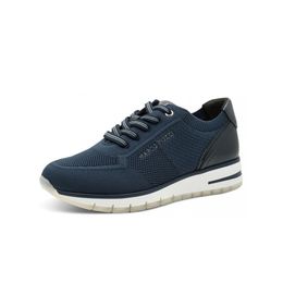 Marco Tozzi sportlicher Schn&uuml;rer in Blau | Gr.: 36