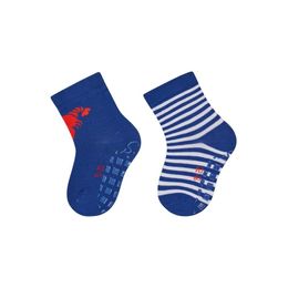 Sterntaler ABS Socken 2er-Pack Krebs in bl&auml;ulich | Gr.: 18