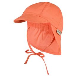 Sterntaler Schirmm&uuml;tze mit Nackenschutz uni in leuchtorange | Gr.: 41 cm