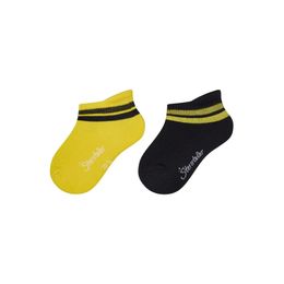 Sterntaler Sneaker Socken 2er-Pack Ringel in gelb | Gr.: 22