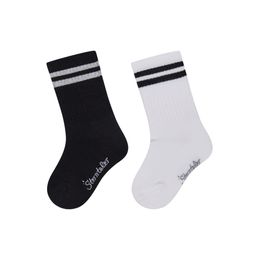 Sterntaler Active Socken Ringel 2er-Pack in schwarz | Gr.: 18