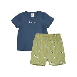 m&uuml;sli Set aus Babyshorts und Babyshirt in Spring/ Navy/ Tofu | Gr.: 68