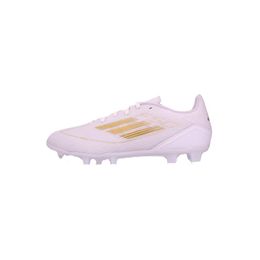 Adidas Fussballschuhe F50 League Fg/Mg in Wei&szlig; | Gr.: 41 1/3