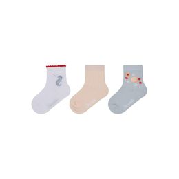 Sterntaler Socken 3er-Pack Seepferdchen in wei&szlig; | Gr.: 22