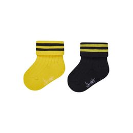 Sterntaler Baby Socken 2er-Pack Ringel in gelb | Gr.: 14