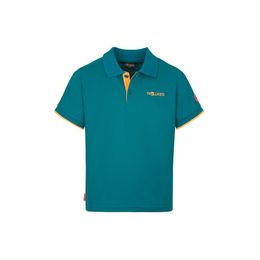 Trollkids Funktionspoloshirt Bergen in lagoon green | Gr.: 98