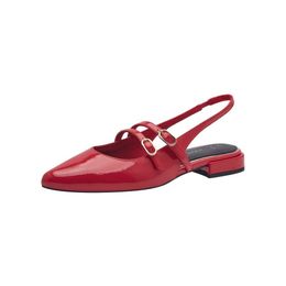 Marco Tozzi Slingpumps in RED PATEN | Gr.: 36