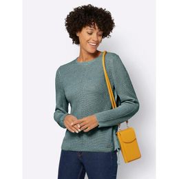 WITT WEIDEN Pullover in jade-ecru-meliert | Gr.: 36