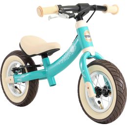 Laufrad Bikestar "Bikestar Kinderlaufrad ab 2 Jahre 10 Zoll Flex", blau (t&uuml;rkis, beige), Laufr&auml;der, KinderL:81cm, L:81cm