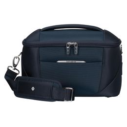Kosmetikkoffer Samsonite "RE-LITE", Damen, Gr. B/H/T: 34cm x 25cm x 21cm, blau (midnight blau), Polyester, Taschen, Kosmetikbeutel Waschtasche Kulturbeutel Beauty Case