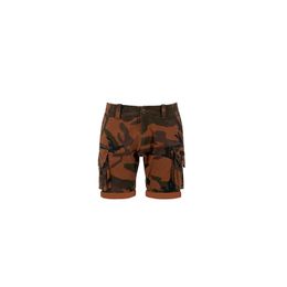 Shorts Alpha Industries "Crew Short Camo", Herren, Gr. 33, Normalgr&ouml;&szlig;en, burned camo, Obermaterial: 98% Baumwolle, 2% Elastan, Hosen Shorts