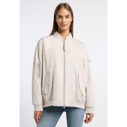 Frieda & Freddies New York Blouson FRIEDA & FREDDIES "Padded Blouson / Nuri 3", Damen, Gr. 44, wei&szlig; (champagner), 100% Polyester, unifarben, oversize, ohne Ausschnitt, Jacken Blouson, atmungsaktiv