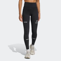 Lauftights adidas Performance "adi365 Leg W", Damen, Gr. L, N-Gr, schwarz, Obermaterial: 79% Polyester, 21% Elasthan, Hosen