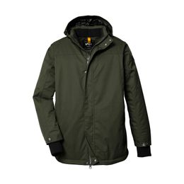 Outdoorjacke STOY "STW 18 MN JCKT", Herren, Gr. 4XL, olivgr&uuml;n, Obermaterial: 100% Polyester;Futter: 100% Polyester;F&uuml;llung: 100% Polyester, Jacken Outdoorjacke, Wasserdichte, atmungsaktive STOY-Jacke mit abnehmbarer Kapuze