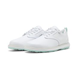 Golfschuh Puma "Avant 2 Golfschuhe Damen", Damen, Gr. 36, wei&szlig; mint jelly gr&uuml;n, Obermaterial: Textil, Synthetik, Kuhleder. Futter: Textil, Synthetik. Innensohle: Textil. Laufsohle: Gummi, Schuhe
