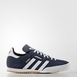 Sneaker adidas originals "SUPER SUEDE", Damen, Gr. 40, blau (navy, ftwwht, navy), Leder, Schuhe Sneaker