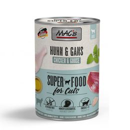 6 x 400 g MAC's CAT Huhn & Gans