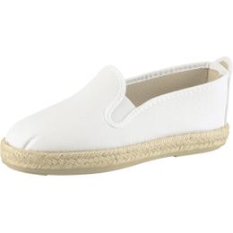 Damen Slipper aus Textil, Weite F wei&szlig;, Gr&ouml;&szlig;e 36