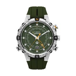 Timex Analog Watch 'Expedition Tide-Temp-Compass' male Green size One Size
