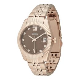 Fossil Uhr 'Scarlette' Damen Gr&ouml;&szlig;e One Size braun / rosegold
