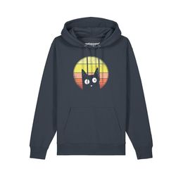 Watapparel Sweatshirt 'Sunset Cat' male Grey size L