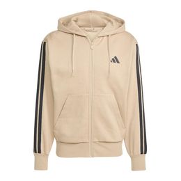 adidas Sportswear Sportsweatjacke Herren Gr&ouml;&szlig;e S beige / schwarz
