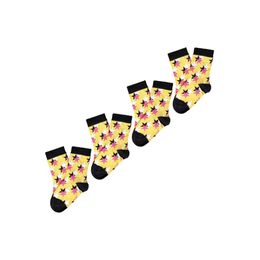 Unabux Socks girl Yellow size 22-24