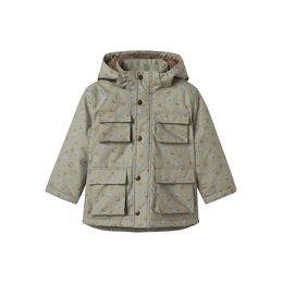 name it Funktionsjacke 'Snow05' Jungen Gr&ouml;&szlig;e 110 blau / braun / pastellgr&uuml;n