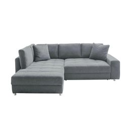 bobb Ecksofa Arissa de Luxe &brvbar; grau &brvbar; Ma&szlig;e (cm): B: 265 H: 84 T: 215.0 &raquo; H&ouml;ffner