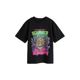 next T-Shirt 'Dungeons & Dragons' Jungen Gr&ouml;&szlig;e 116 hellgr&uuml;n / lila / pink / schwarz