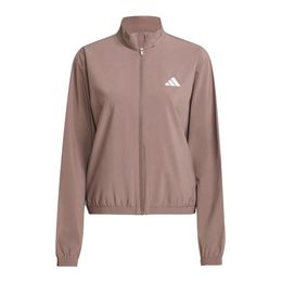 adidas Performance Trainingsjacke Damen Gr&ouml;&szlig;e S hellbraun / wei&szlig;