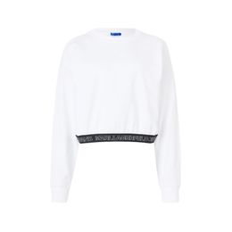 KARL LAGERFELD JEANS Sweatshirt female White size L