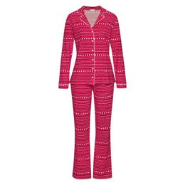 Lascana Pajama 'XMas Dog Classic' female Red size 32/34