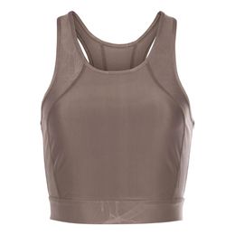 active by Lascana Lascana Active Sports Top female Brown size XS