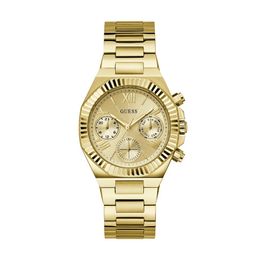Guess Analoguhr 'Equality' Damen Gr&ouml;&szlig;e One Size gold / schwarz