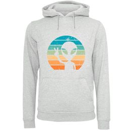 F4NT4STIC Sweatshirt 'Alien Piece Sonnenuntergang' male Grey size XXL