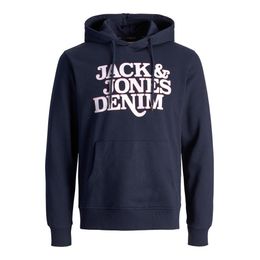 Jack & Jones JACK & JONES Sweatshirt 'Rack' Herren Gr&ouml;&szlig;e XL navy / wei&szlig;