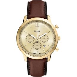 Fossil Analog Watch 'Neutra' male Gold size One Size