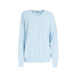 Influencer Pullover Damen Gr&ouml;&szlig;e M hellblau