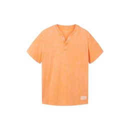 Tom Tailor Shirt 'Serafino' male Orange size S
