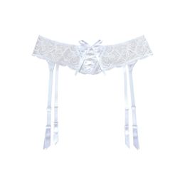 Lascana Garter Belt female White size 36/38