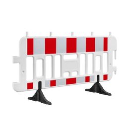 Wemas Absperrgitter-Set ASG wei&szlig;, RA2B we/ro (20 St&uuml;ck)