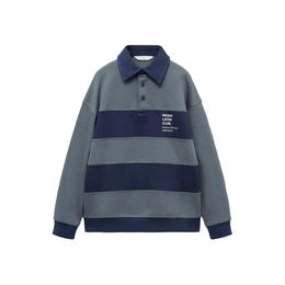 Mango Kids Sweatshirt 'LATER' boy Blue size 11-12