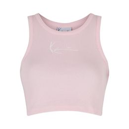 Karl Kani Top 'Small Signature Essential' Damen Gr&ouml;&szlig;e M ros&eacute;