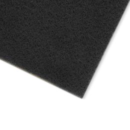 Adam Hall Hardware 0179 - Selbstklebender Nadelfilz, schwarz, Breite 1000 mm x 3,5 mm, Polyester