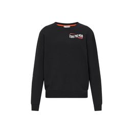 Mo ATHLSR Sweatshirt 'Back To School' Herren Gr&ouml;&szlig;e L orange / schwarz / wei&szlig;