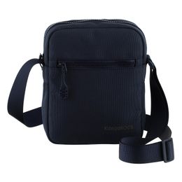 Umh&auml;ngetasche Kangaroos, Damen, Gr. B/H/T: 17cm x 21cm x 5cm, blau (navy), Polyester, Polyurethan, Taschen Umh&auml;ngetasche, Schultertasche, Mini Bag, kleine Tasche