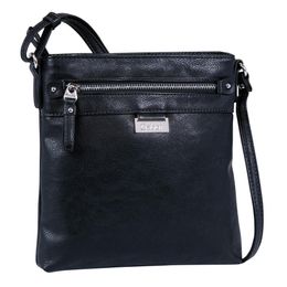 Umh&auml;ngetasche Gabor "Ina", Damen, Gr. B/H/T: 23cm x 22cm x 3cm, schwarz, Polyurethan, Polyurethan (PU), clean, gepflegt, unifarben, Taschen Umh&auml;ngetasche, aus griffigem Lederimitat, handlich und superleicht f&uuml;r den Alltag