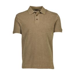 Poloshirt LINDBERGH "LINDBERGH Poloshirt", Herren, Gr. L, grau (dk stone), Obermaterial: 80% Baumwolle, 20% Polyester, l&auml;ssig geschnitten, Shirts